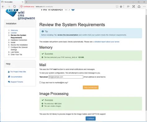 Installing Tiki Wiki Cms Groupware In Debian Vitux