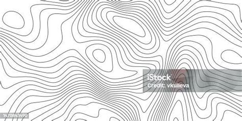 지형 지형도 산 등고선 높이 선 배경 흑백 풍경 지리적 패턴입니다 영역 그리드 텍스처입니다 벡터 0명에 대한 스톡 벡터 아트 및 기타 이미지 Istock
