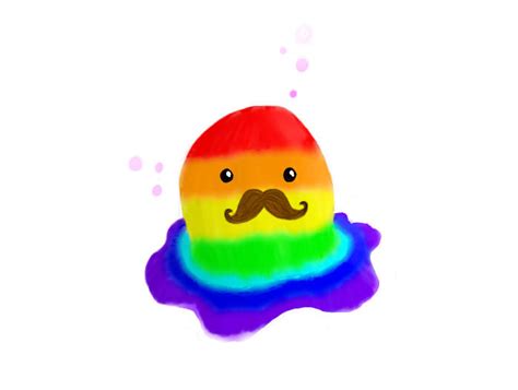Rainbow Blob By Tixix On Deviantart