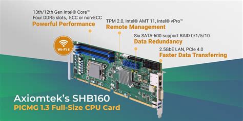 Axiomteks High Performance Picmg 13 Full Size Single Board Computer
