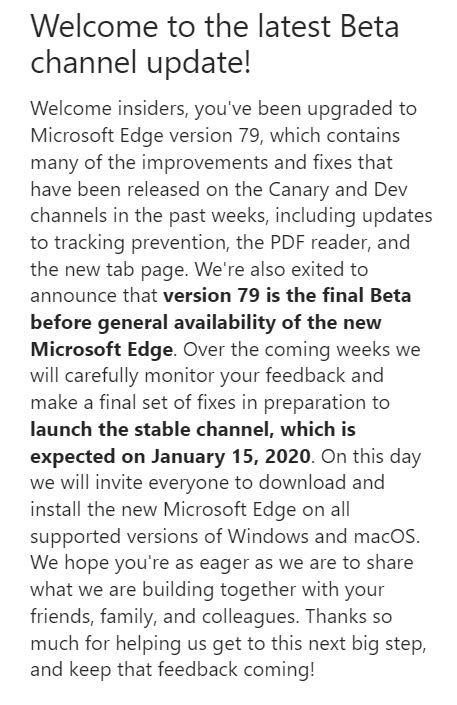Introducing Microsoft Edge Beta Be One Of The First To Try It Now Page 11 Windows 10 Forums