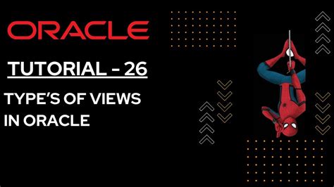 Tutorial 26 Types Of Views In Oracle Turbo Coding Oracle Playlist Turbo Coding Viral