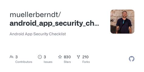 Github Muellerberndt Android App Security Checklist Android App Security Checklist