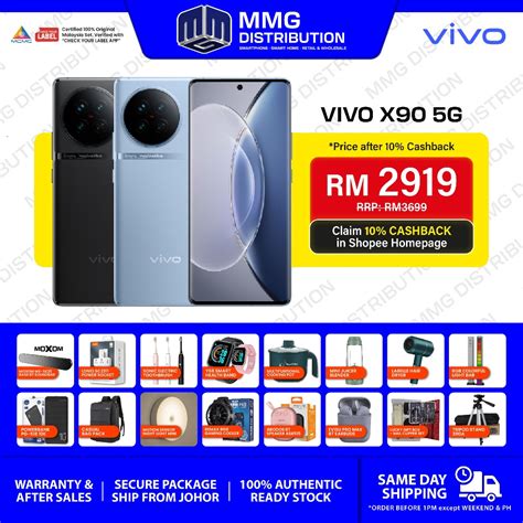 Vivo X90 5G 12GB 8GB Extd RAM 256GB ROM READY STOCK 50MP IMX Vcs Camera 4K Ultra Sensing
