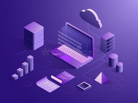laptop and binary world stock illustration illustration of mobile 329532
