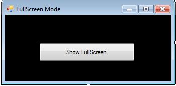 View Full Screen Mode In VB NET SourceCodester