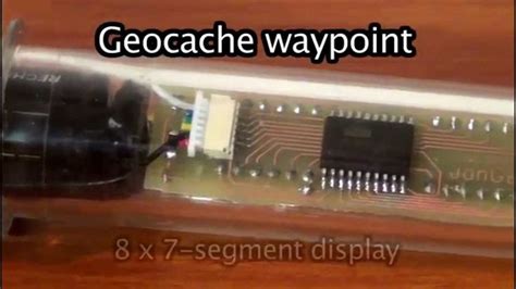8x7 Segment Display Segmentation Display Geocaching