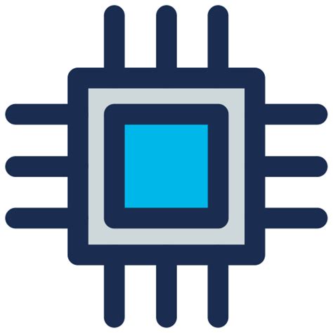 Processor Generic Outline Color Icon