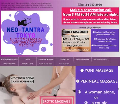Exploring Neo Tantra Tokyo Guide Of Erotic Massage Shops For