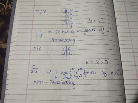 Without Actual Division Find Out Following Rational Numbers Are