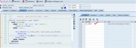 Text Editor Using Clguitextedit And Reading Text Sapcodes