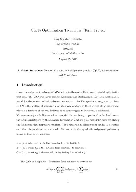 Optimization Techniques Pdf