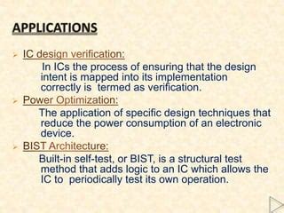 Low Power And Efficiency Test Pattern Generator PPT