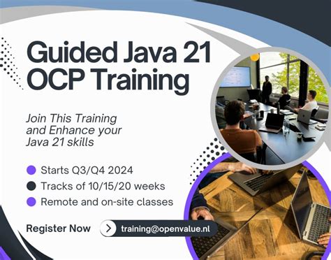 Openvalue On Linkedin New Training Guided Java 21 Ocp Certification