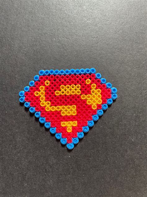 Superman Pyssla Hobbies And Toys Stationery And Craft Handmade Craft On Carousell
