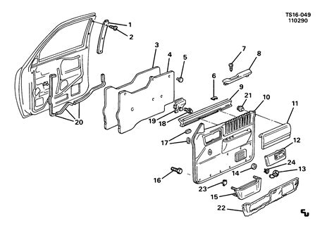 Chevy S10 Door Parts Catalog
