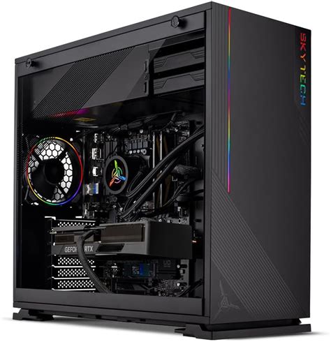 Skytech Azure Gaming Pc Desktop Amd Ryzen 7 5700x 3 4 Ghz Nvidia Rtx 4060 1tb Nvme Ssd 16gb