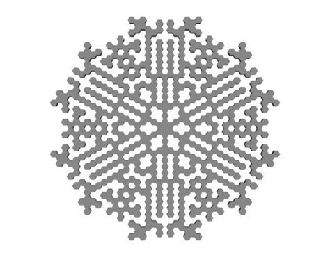 Free Stl File Cellular Automaton Blockscad Snowflake Generator ️ ・model