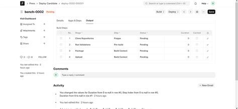 Deploy Candidate Tasks Stuck On Pending Local Development Environment Frappe Cloud Frappe Forum