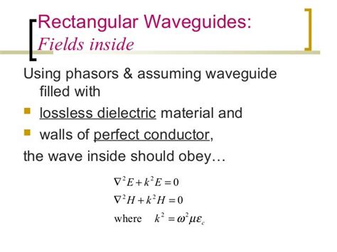 Rectangular Waveguides