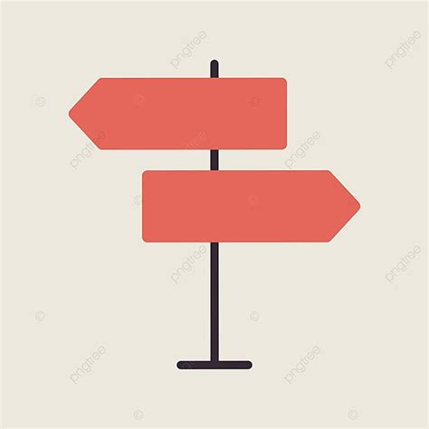 Signpost Vector Icon Navigation Sign Illustration Pointer Information Vector Illustration