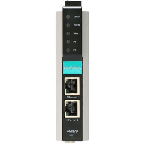 Mgate 5217 Serie Moxa Modbus Rtuasciitcp Zu Bacnetip Gateways Mit 2x