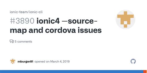 Ionic4 Source Map And Cordova Issues · Issue 3890 · Ionic Teamionic