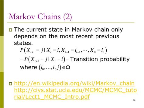 Ppt Bayesian Methods With Monte Carlo Markov Chains Ii Powerpoint Presentation Id 6581146