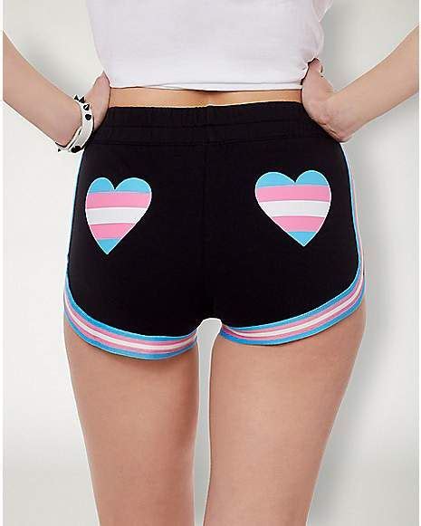 Proud Af Transgender Flag Shorts Spencers Lgbt Clothes Lgbtq