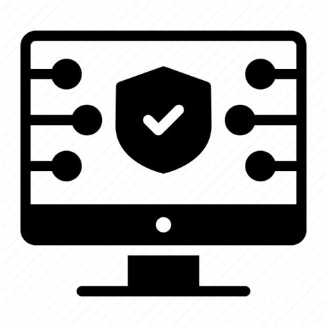Computer Security Service Protection Secure Networking Shield Icon Download On Iconfinder