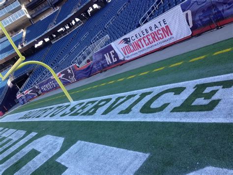 Patriots End Zone Logo