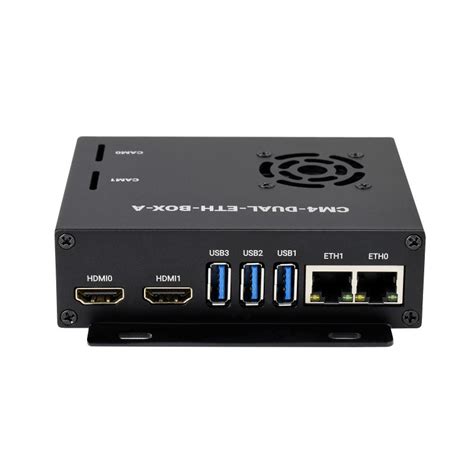 Waveshare Průmyslový Dual Gigabit Ethernet Minipočítač Pro Raspberry Pi Cm4 Rpishop Cz