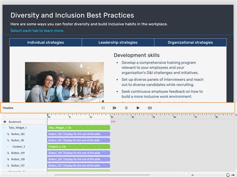 Work With The Timeline In Adobe Captivate