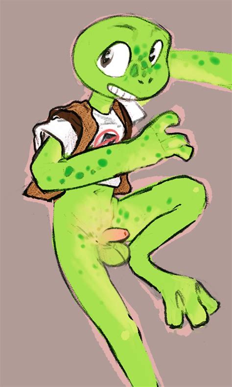 Rule 34 Amphibian Anthro Balls Bottomless Casual Clothed Clothing Frog Frogger Frogger