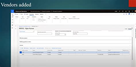 Procurement Sourcing D365 Microsoft Dynamics Supply Chain Management