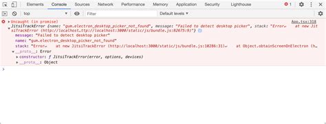 When Using Lib Jitsi Meet For Custom GUIFailed To Get Desktop Stream