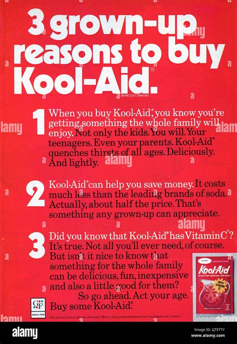Kool Aid Ad Hi Res Stock Photography And Images Alamy