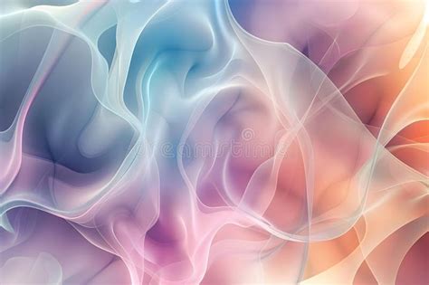 Abstract Pastel Waves Flowing Seamlessly Creating A Dreamlike Serene And Visually Appealing