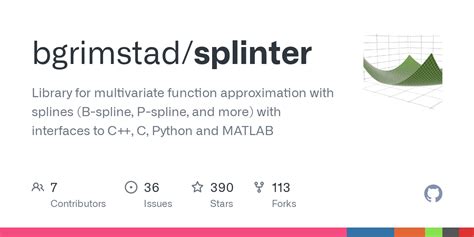 github bgrimstad splinter library for multivariate function approximation with splines b