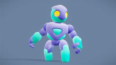 Robot Characters Medium Megarex Buy Royalty Free 3d Model By Notfun