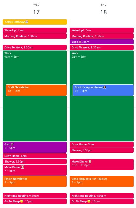 How Calendar Blocking Changed My Life Giulia Stavropoulos
