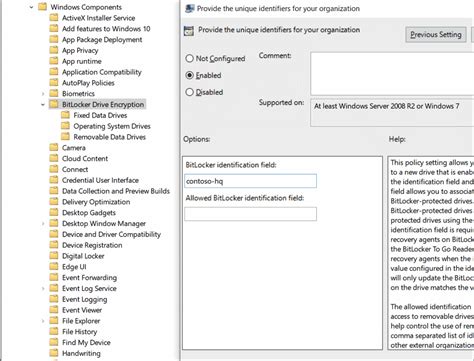Enable Bitlocker Using Group Policy At Loretta Humphries Blog