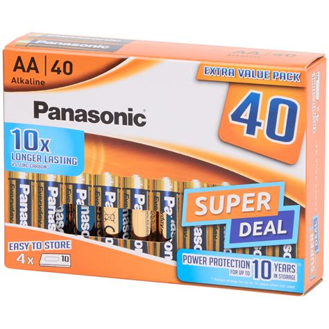 Baterie Panasonic AA 40 ks | Action CZ