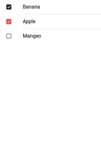 Ionic 2 Checkbox Checked Change Color Disable Example