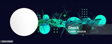 신경질 효과 와이어 프레임 과학 배경 미래 벡터 일러스트레이션 3차원 형태에 대한 스톡 벡터 아트 및 기타 이미지 3차원 형태 Dna 과학 Istock