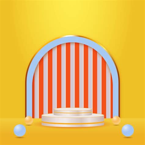 Premium Vector Elegant Podium Product Display Design