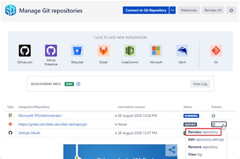 classic indexing explainer git integration for jira cloud