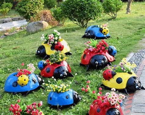 The Lady Bug Of The Household 🥰 Cute Ladybug Flower Pots Infestation