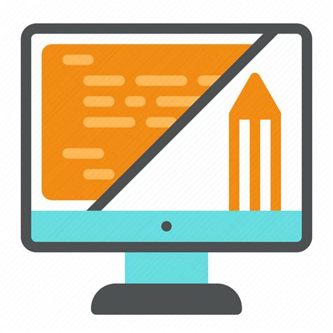Website Code Write Script Binary Monitor Programming Icon