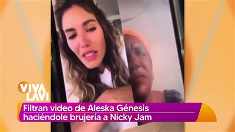 Filtran Video De Aleska Génesis Haciéndole Brujería A Nicky Jam